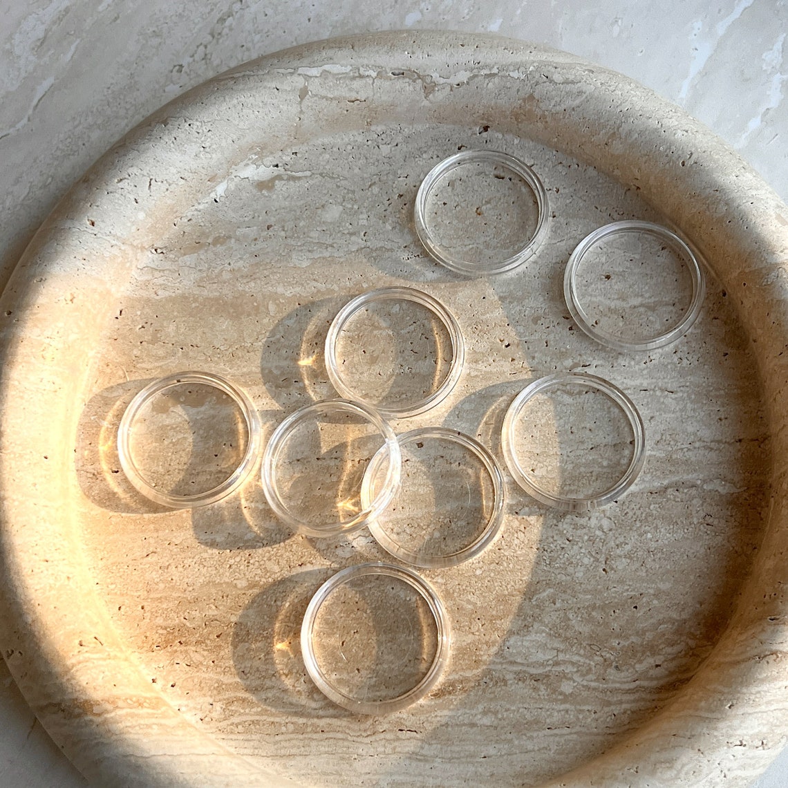 CLEAR PLASTIC DISCS | 32mm - Etsy