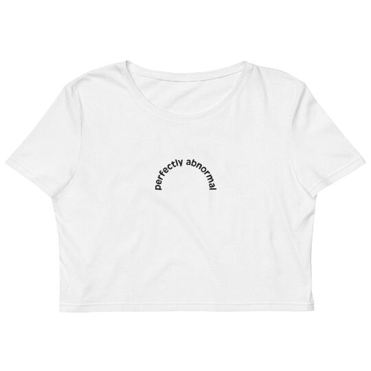 Crop Top, Perfectly Abnormal, Festival Wear, Trendy T Shirts - Etsy