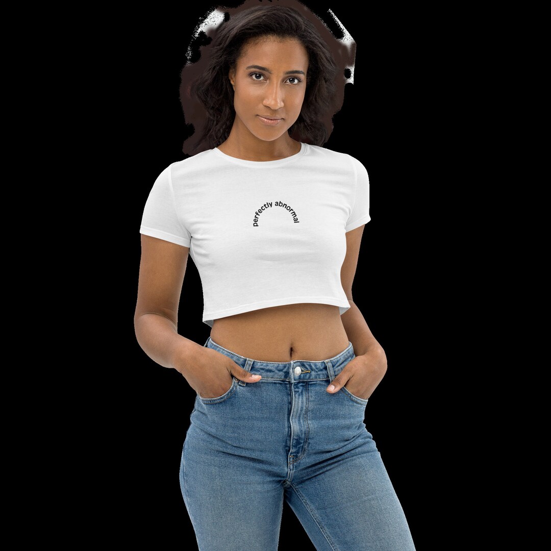 Crop Top, Perfectly Abnormal, Festival Wear, Trendy T Shirts - Etsy