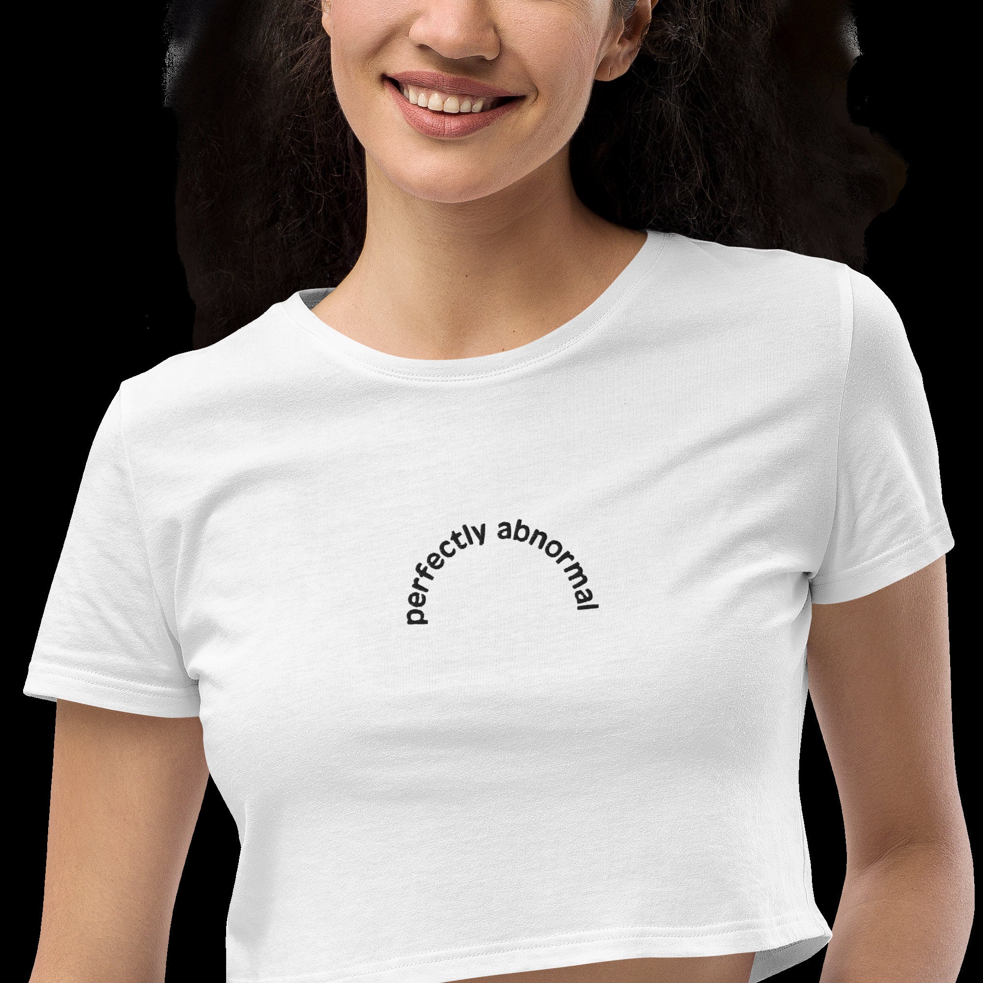 Crop Top, Perfectly Abnormal, Festival Wear, Trendy T Shirts - Etsy