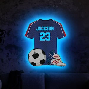 Custom Football Neon Sign Personalized Soccer Neon Sign - Etsy