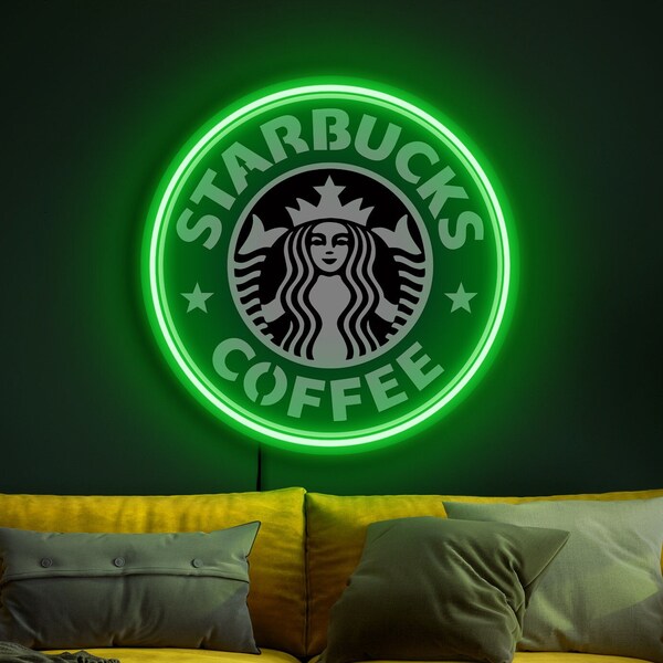 Starbucks Neon Sign - Etsy