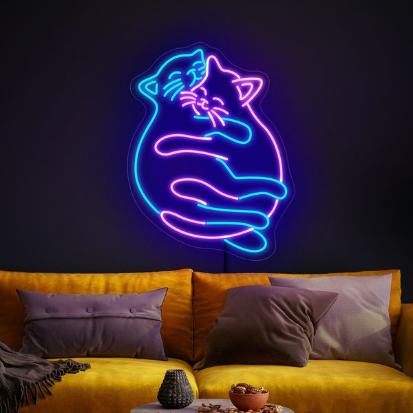 Pet Cat Neon Sign - Etsy