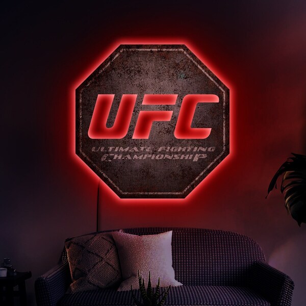 Ufc Logo Wall Art - Etsy
