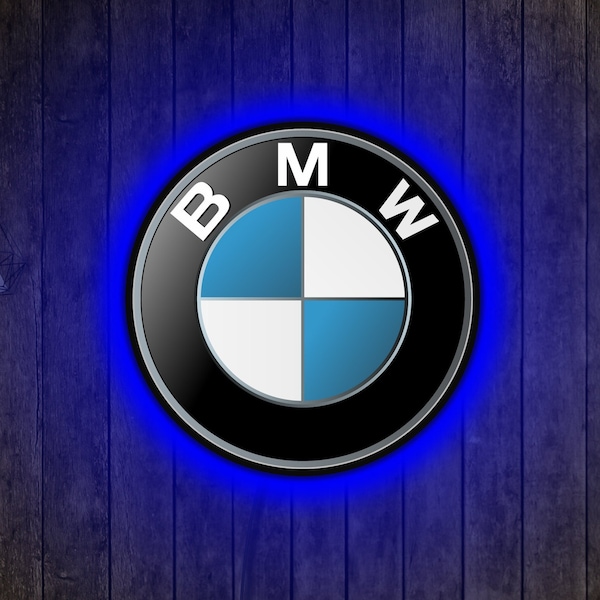 Bmw logo wall art - Etsy France