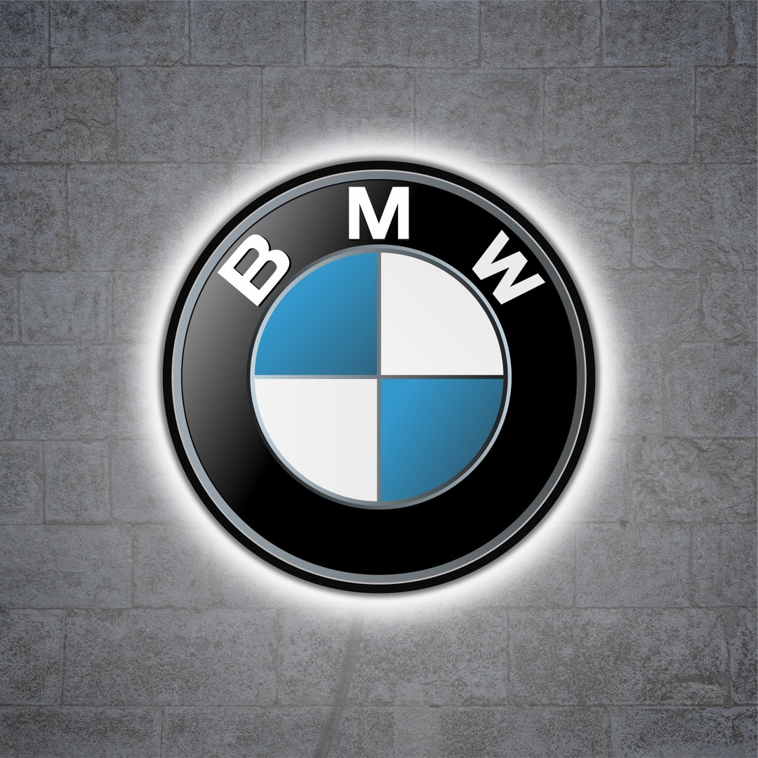 Bmw Light Wall Sign, Bmw Logo Sign, Bmw Led Sign, Bmw Neon Sign, Bmw ...