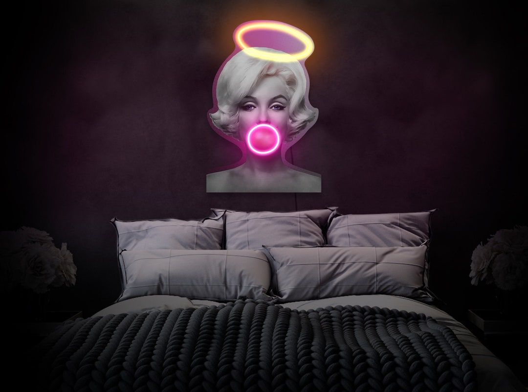 Marilyn Monroe Neon Sign Marilyn Monroe Pop Art Marilyn - Etsy UK