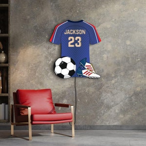 Custom Football Neon Sign Personalized Soccer Neon Sign - Etsy