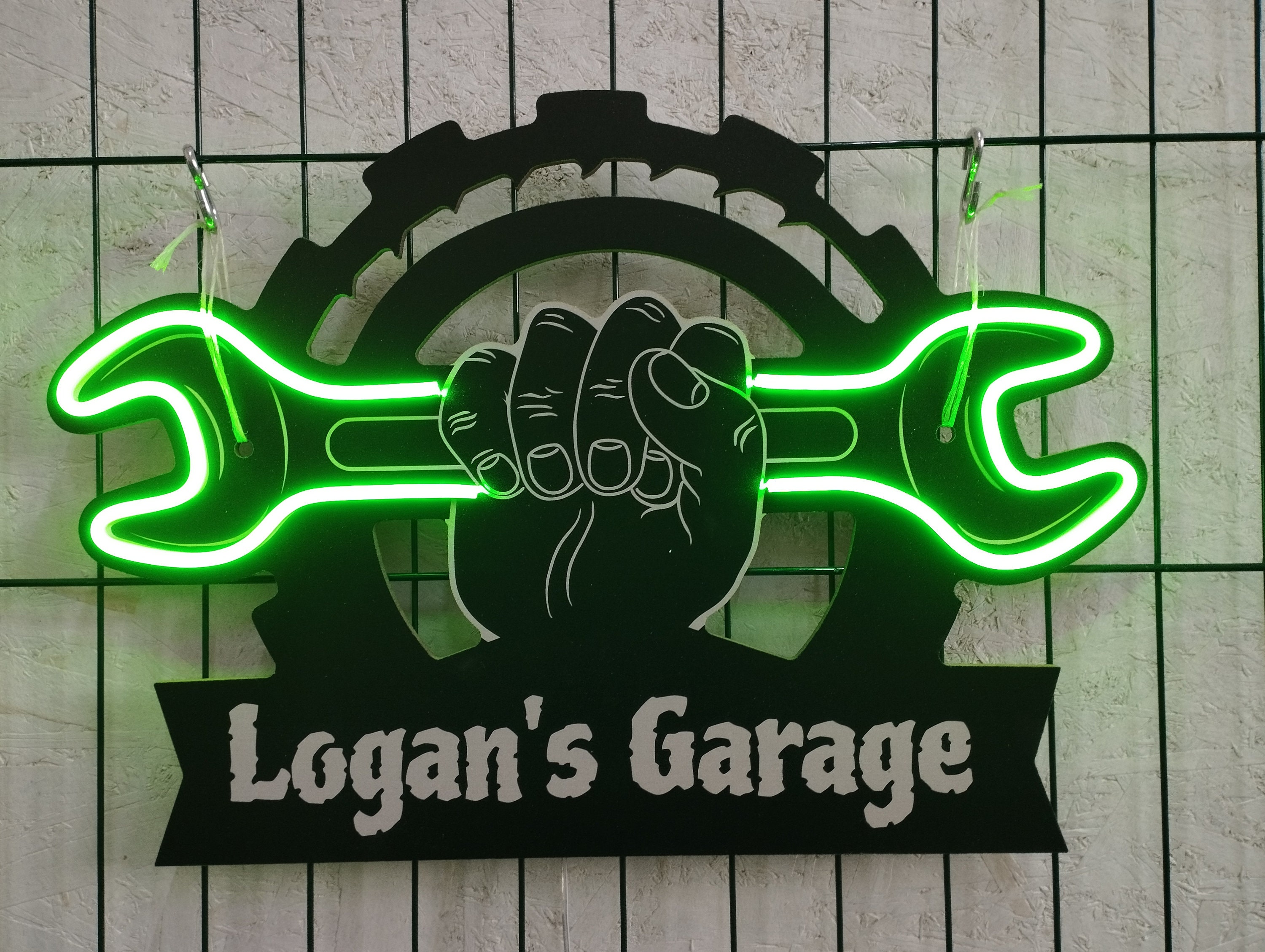 Custom Garage Neon Sign Personalized Garage Led Sign Dad - Etsy