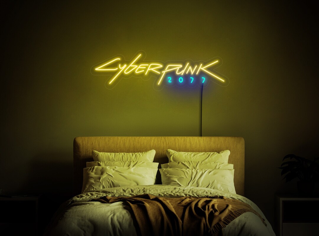 Cyberpunk 2077 Neon Sign, Cyberpunk Neon Sign, Cyberpunk 2077 Sign ...