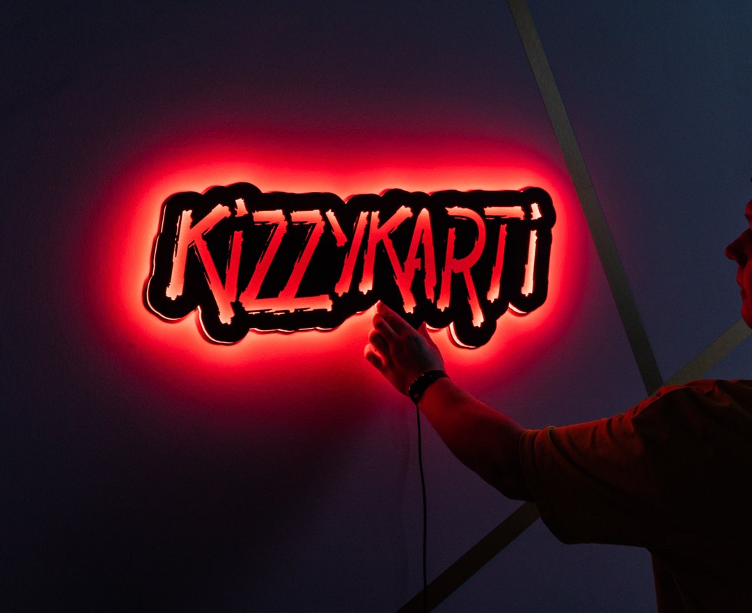 Custom Name Led Sign, Custom Name Light, Personalized Lighted Sign ...