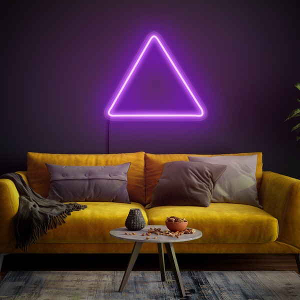 Neon Triangle - Etsy
