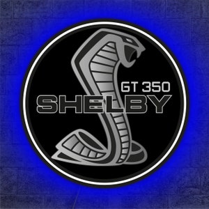 Shelby GT350 Neon Sign, Shelby Neon Sign, Shelby GT500 Sign, Shelby Led ...
