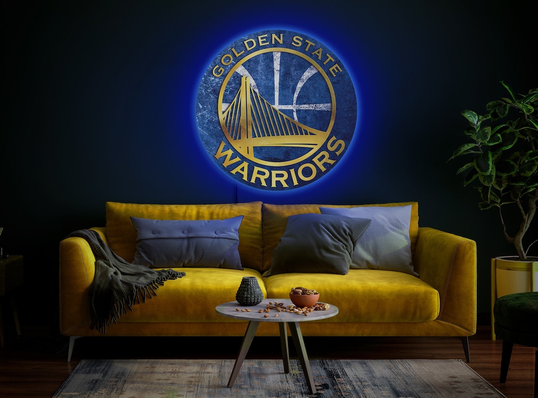 Golden State Warriors Neon Sign, Golden State Warriors Sign, Warriors ...