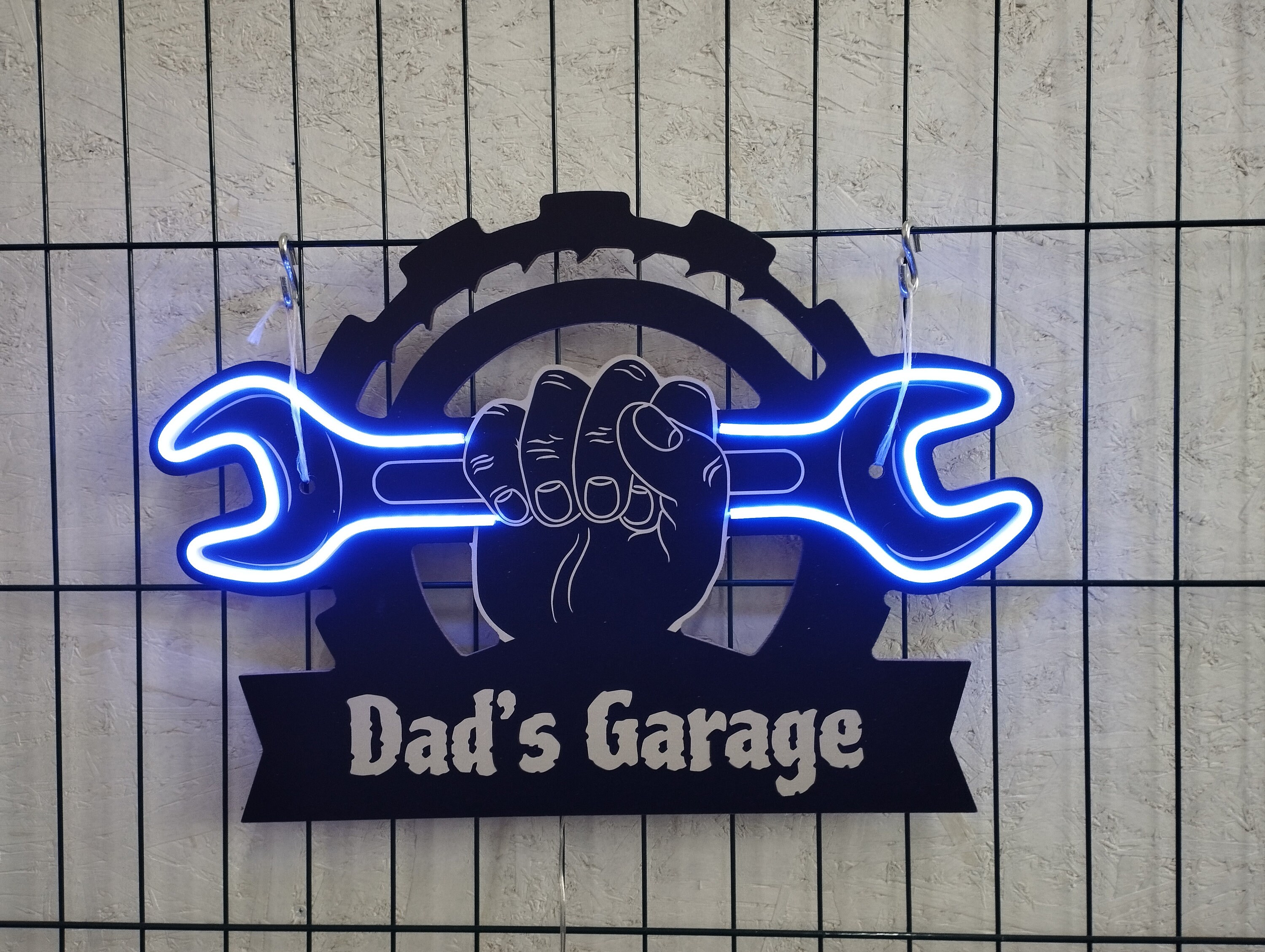 Custom Garage Neon Sign Personalized Garage Led Sign Dad - Etsy