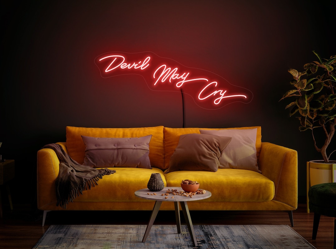 Devil May Cry Neon Sign, Devil May Cry Led Sign, Devil May Cry Sign ...