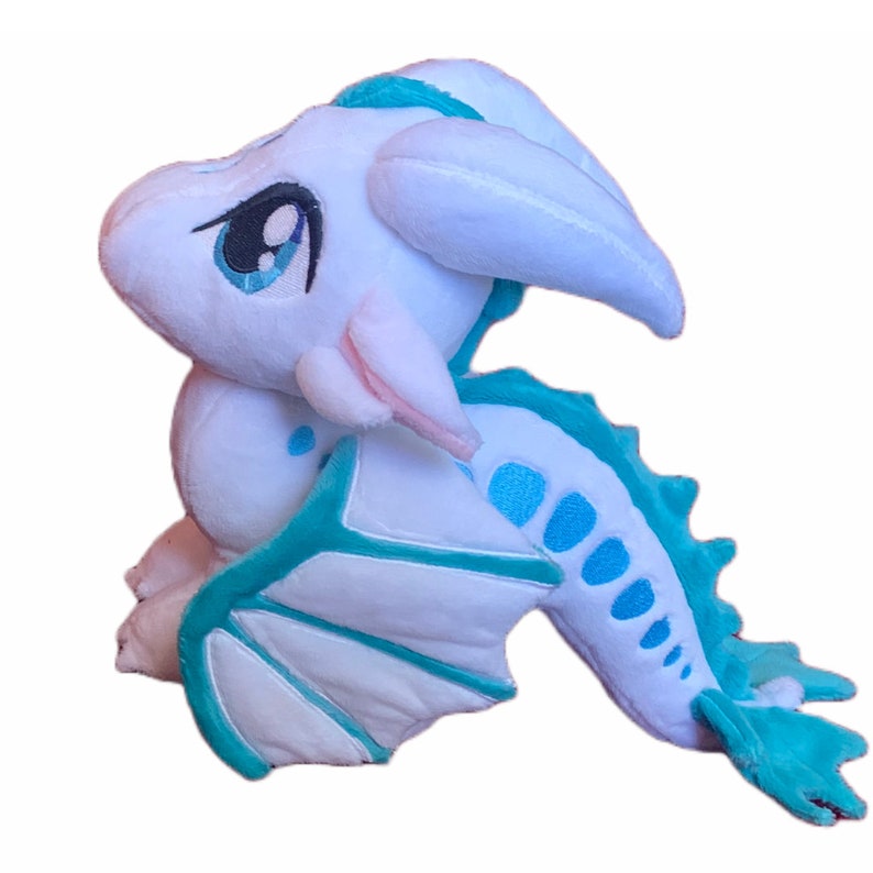 Handmade Wings of Fire Icewing Dragon Plush - Etsy