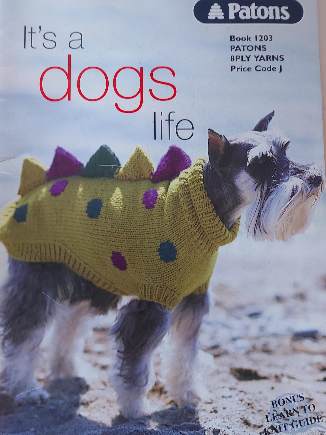 Vintage It's a Dog's Life: Dog's Knitting PDF Book of 12 Designs to ...
