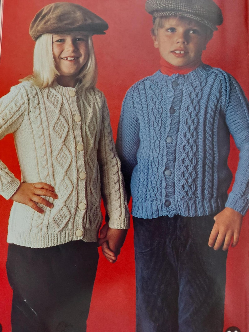 Vintage Patons Aran PDF Knitting Book From the 1970's - Etsy