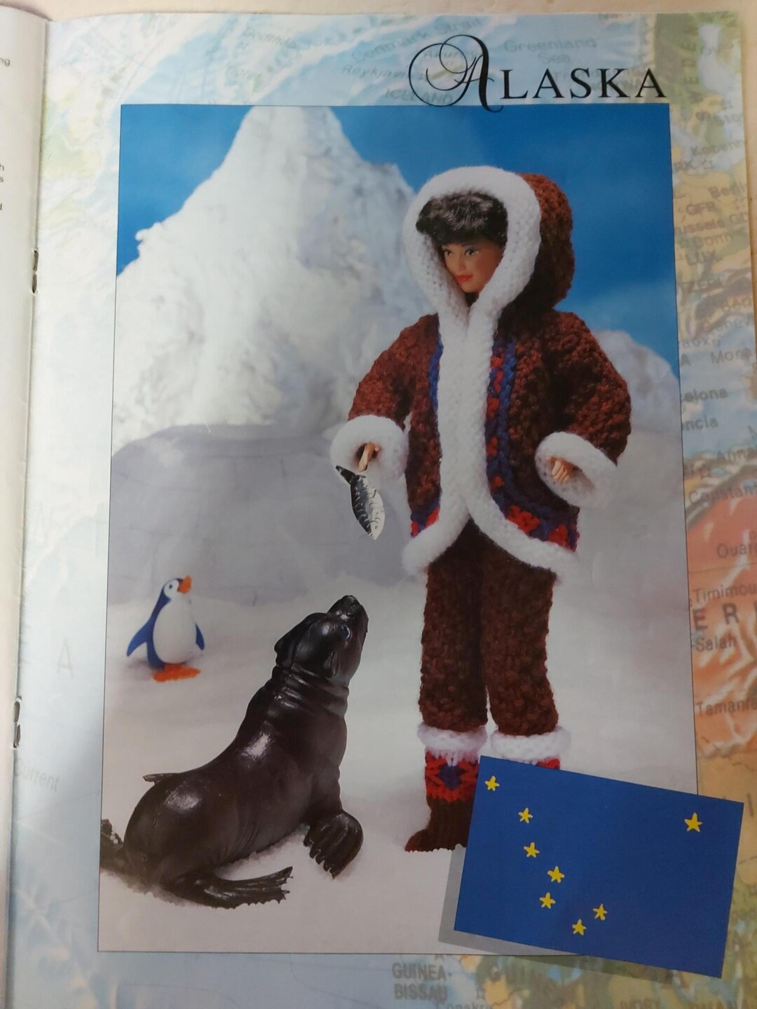Barbie Fashion Doll Digital PDF Knitting Patterns of Alaska, USA and ...