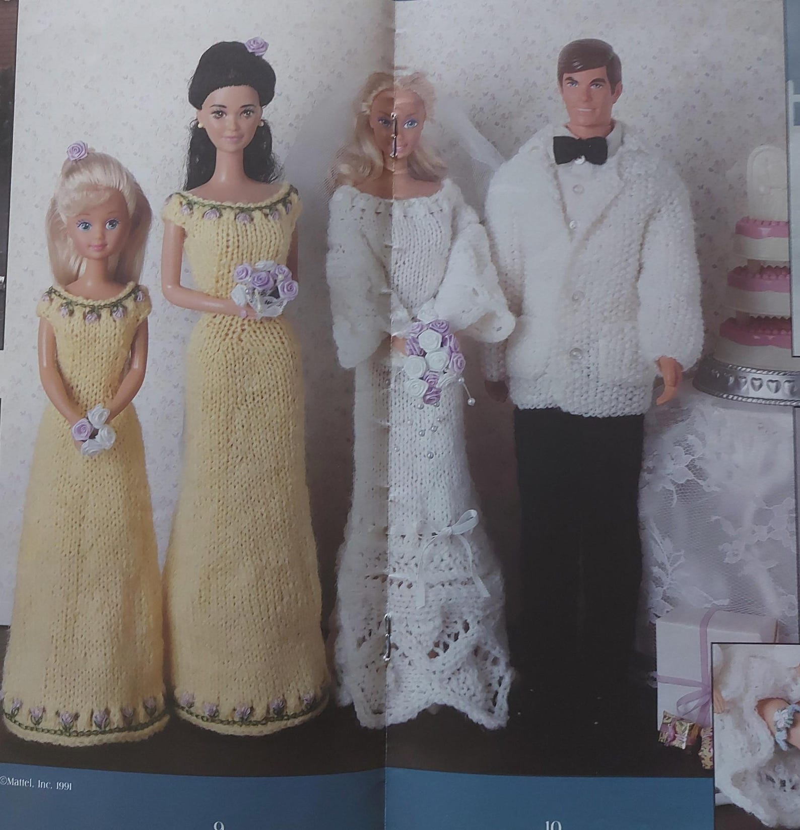 Fashion Doll Wedding and Bridesmaids Dresses N Tuxedo Digital PDF ...