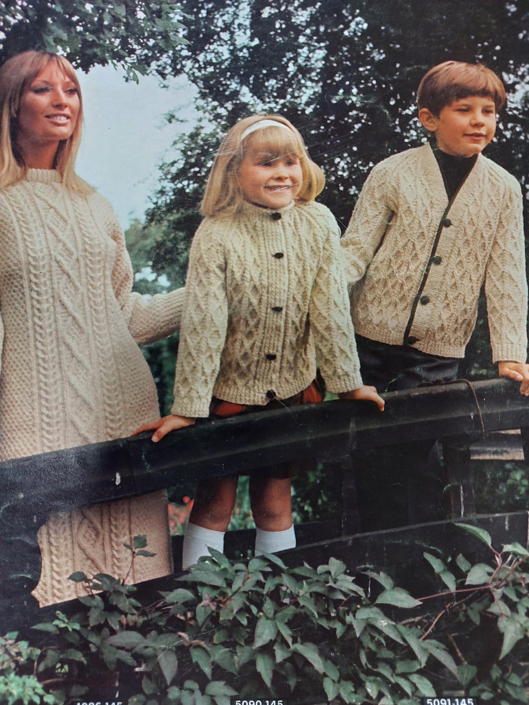 Vintage Digital PDF Book of Aran, Irish Knitting for the Whole Family ...