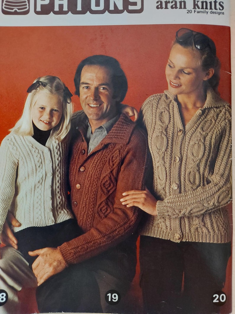 Vintage Patons Aran PDF Knitting Book From the 1970's - Etsy