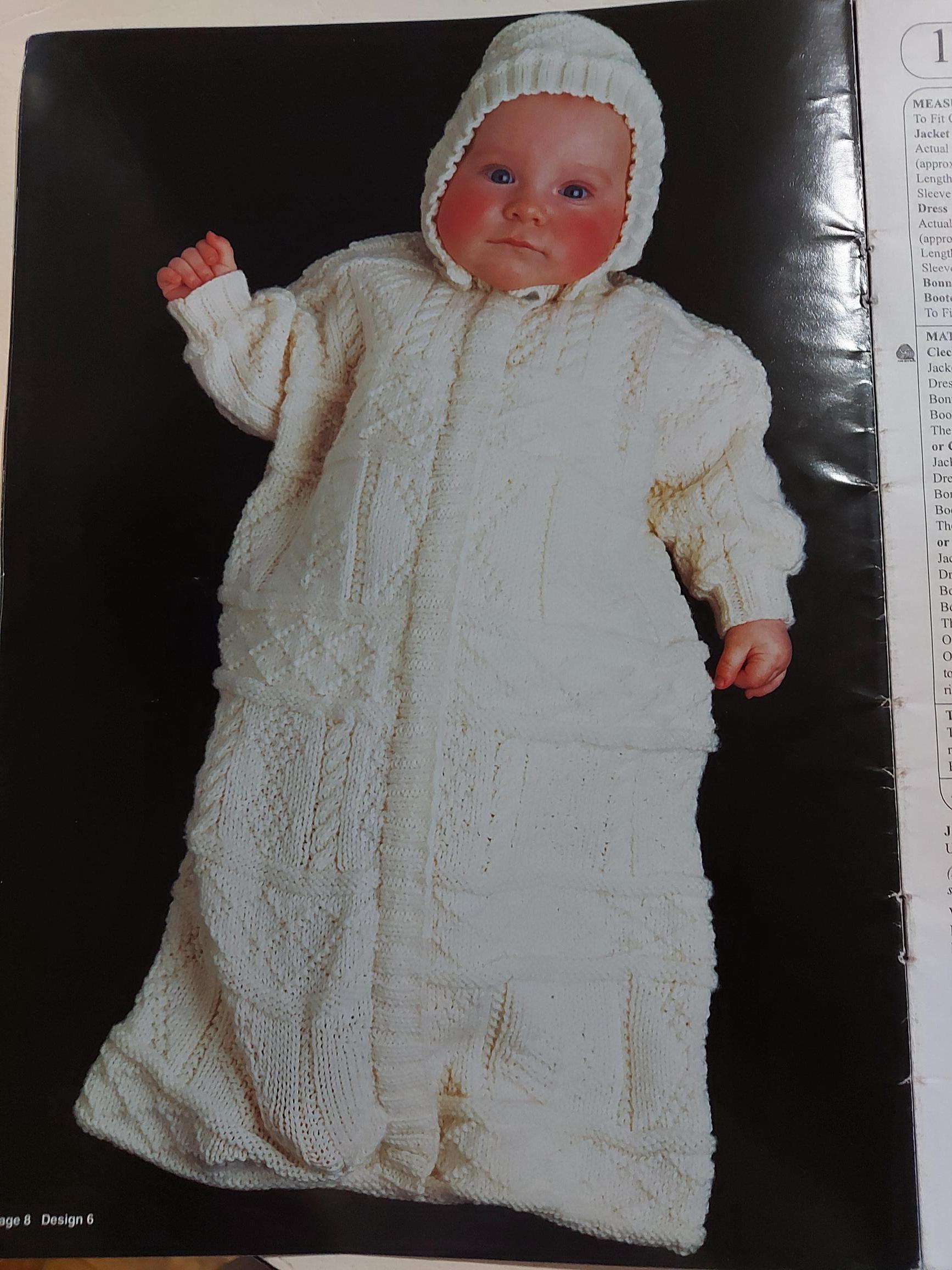 Baby Sleeping Bag With Detachable Hood PDF Knitting Pattern for 3 - 12 ...