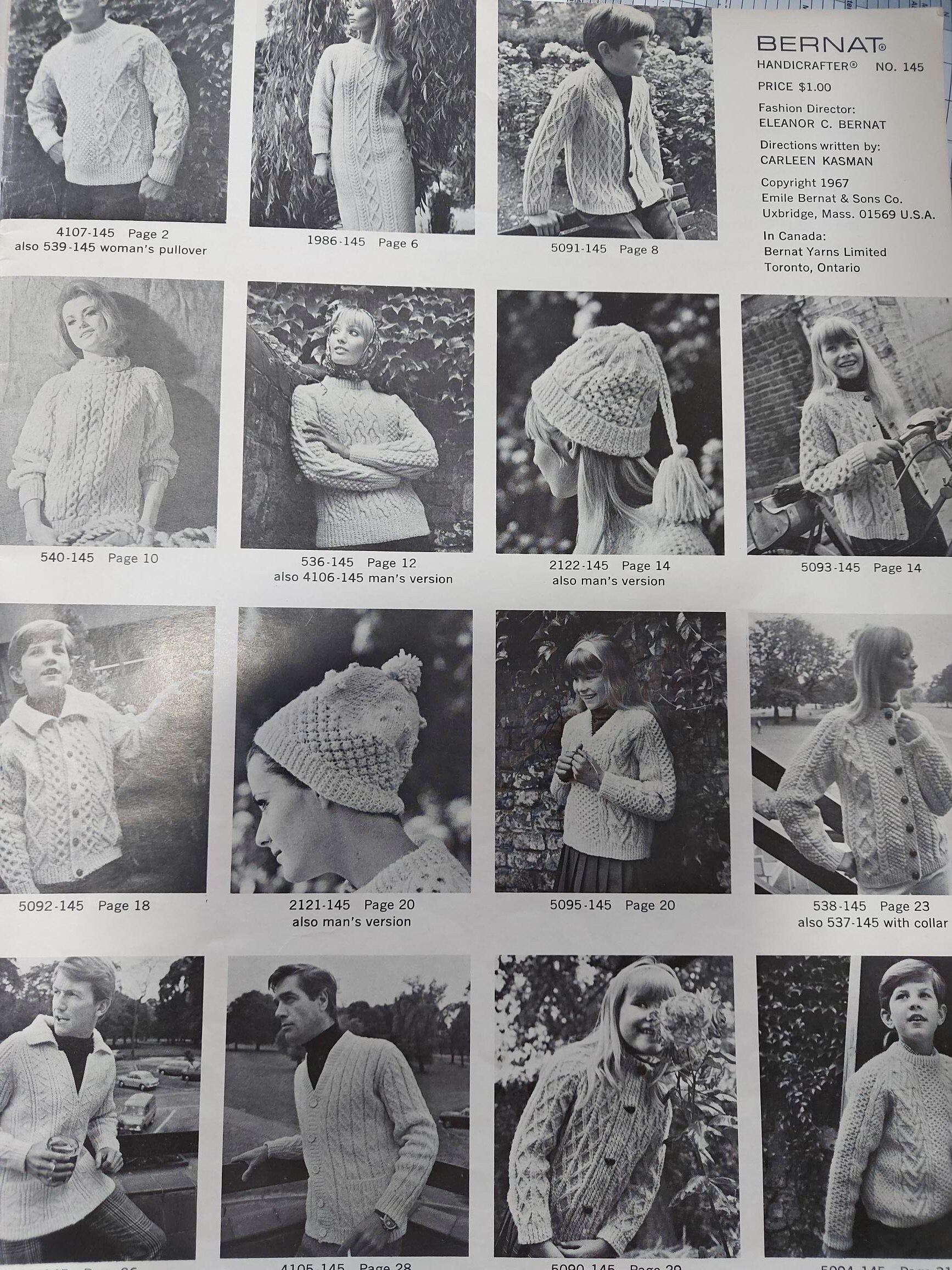 Vintage Digital PDF Book of Aran, Irish Knitting for the Whole Family ...