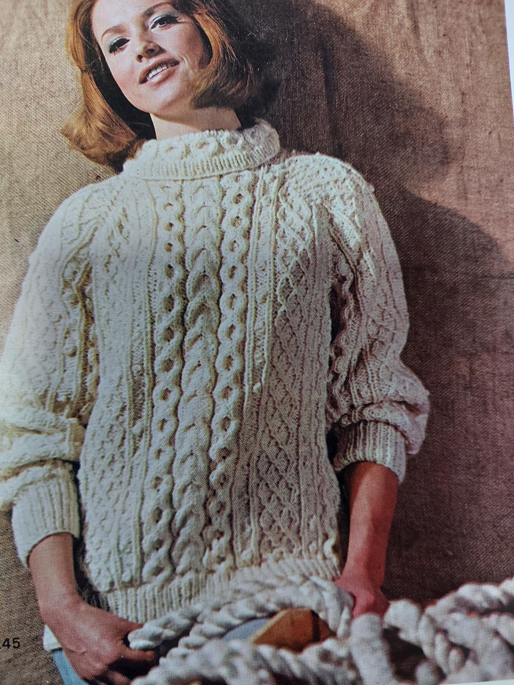 Vintage Digital PDF Book of Aran, Irish Knitting for the Whole Family ...