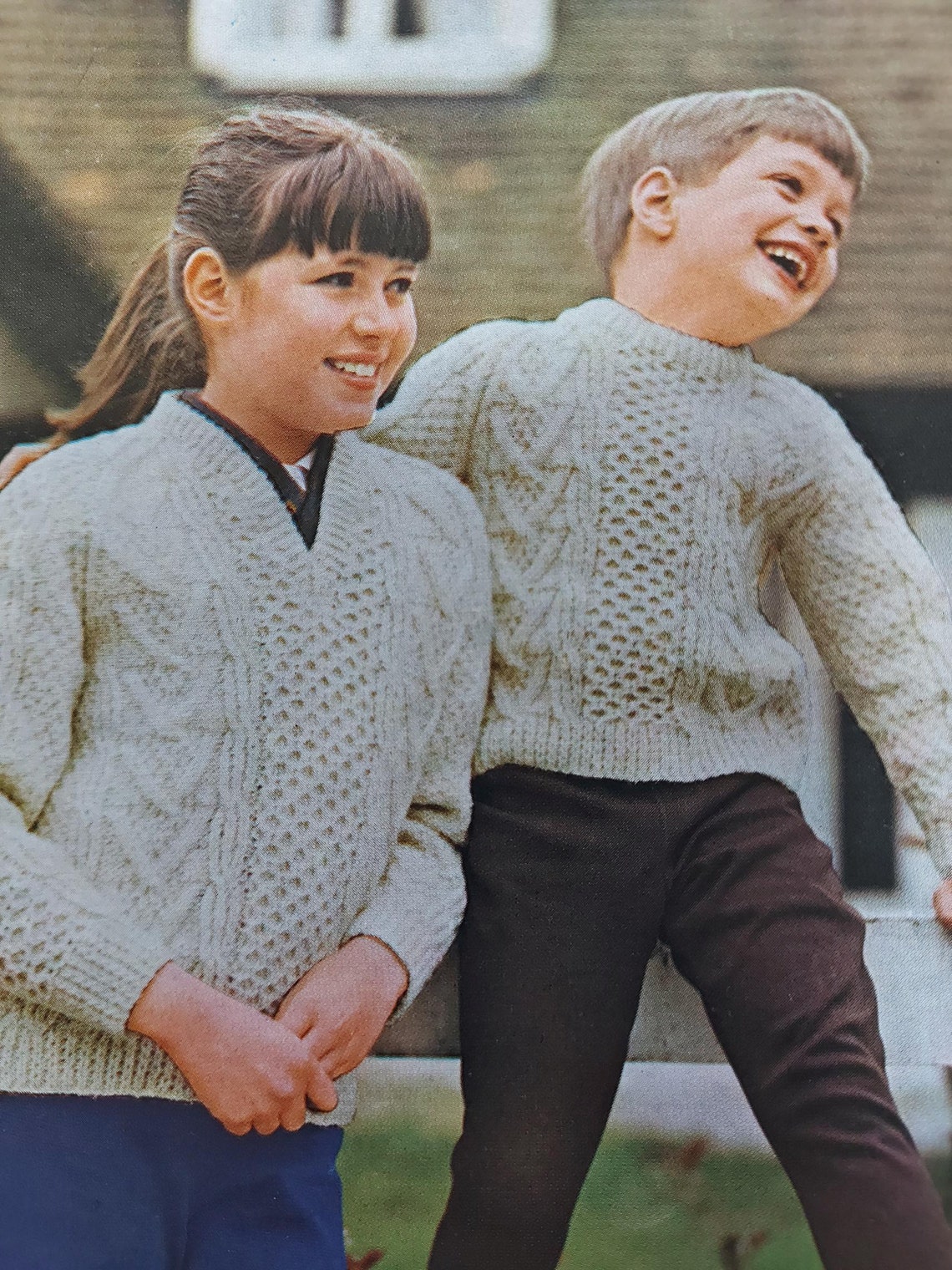 Vintage Digital PDF Book of Aran, Irish Knitting for the Whole Family ...
