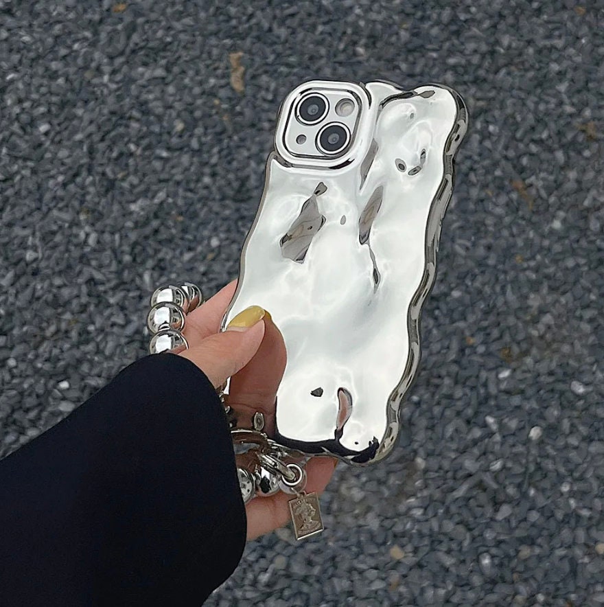 3D Bubble Wavy Pattern Phone Case for Iphones With Option of Built in ...