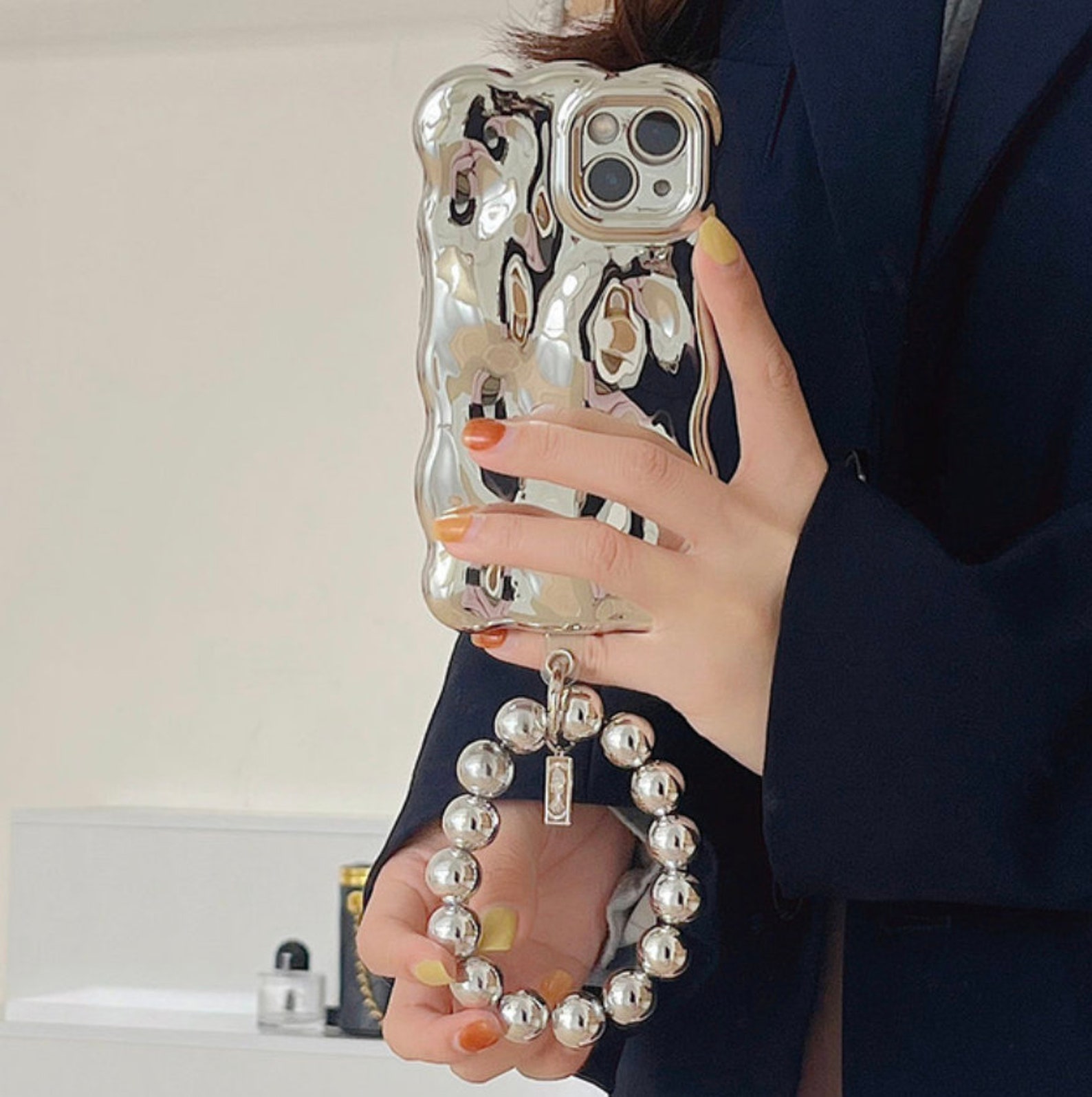 3D Bubble Wavy Pattern Phone Case for Iphones With Option of Built in ...