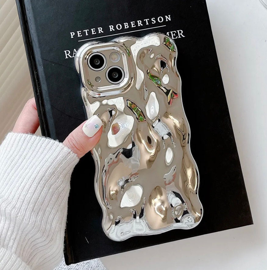 3D Bubble Wavy Pattern Phone Case for Iphones With Option of Built in ...