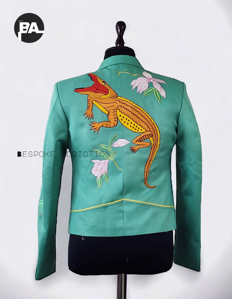 Men 2pc Country Western Nudie Suit Bespoke Floral Embroidered Cotton ...