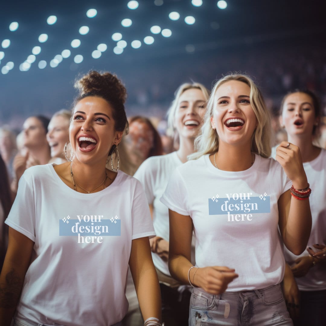 T-shirt Mockup Bundle, Concert T-shirt Mockups Model Mockups Bella ...