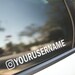 Instagram Decal Instagram Car Decal Window Decal Instagram - Etsy