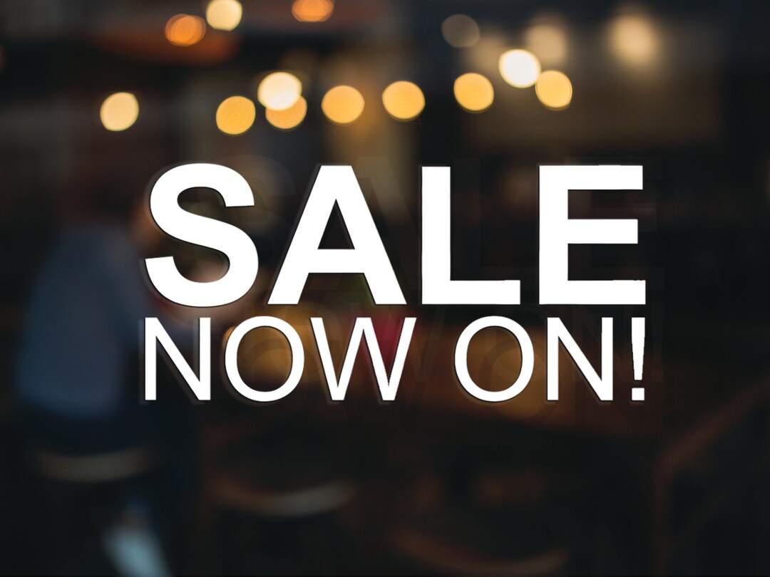 Sale Now On! Vinyl Store Front Decal Business Shop Owner Window Door ...