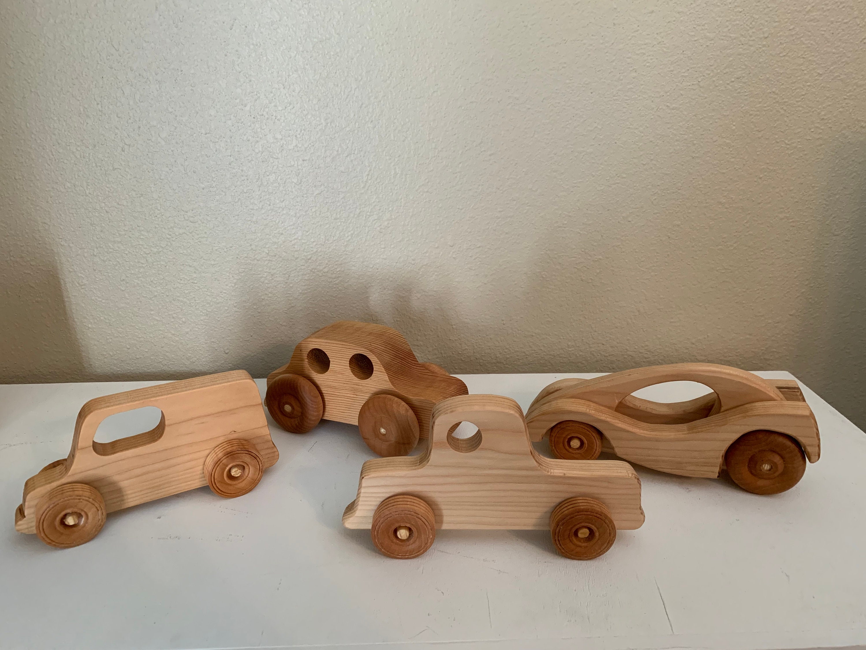 Wooden Toy Cars and Trucks - Etsy