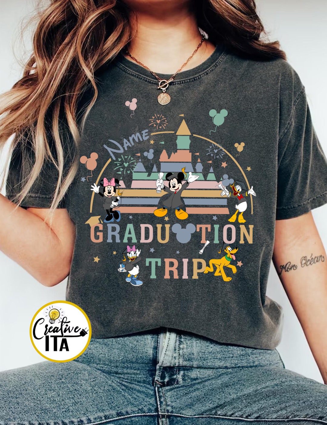 Personalized Disney Graduation Family Shirts, Mickey & Friends Disney ...