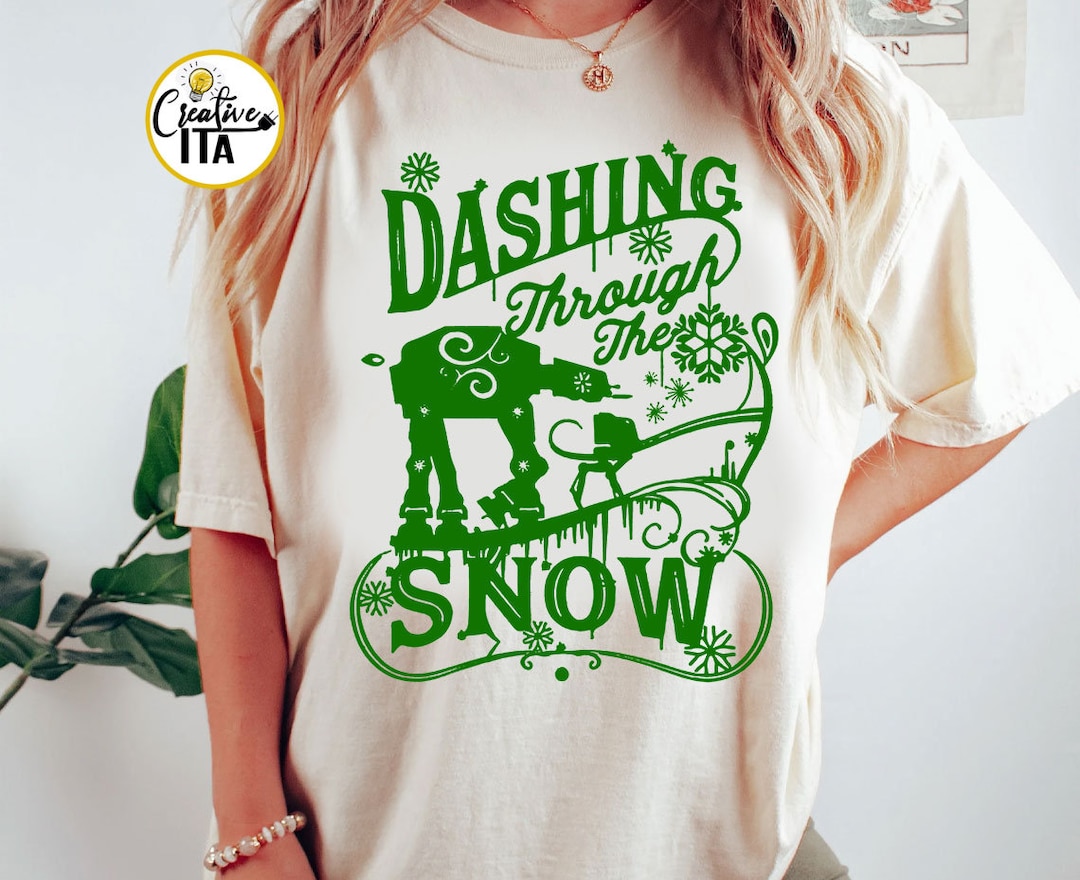AT-AT Dashing Through the Snow Shirt Star Wasr Christmas - Etsy