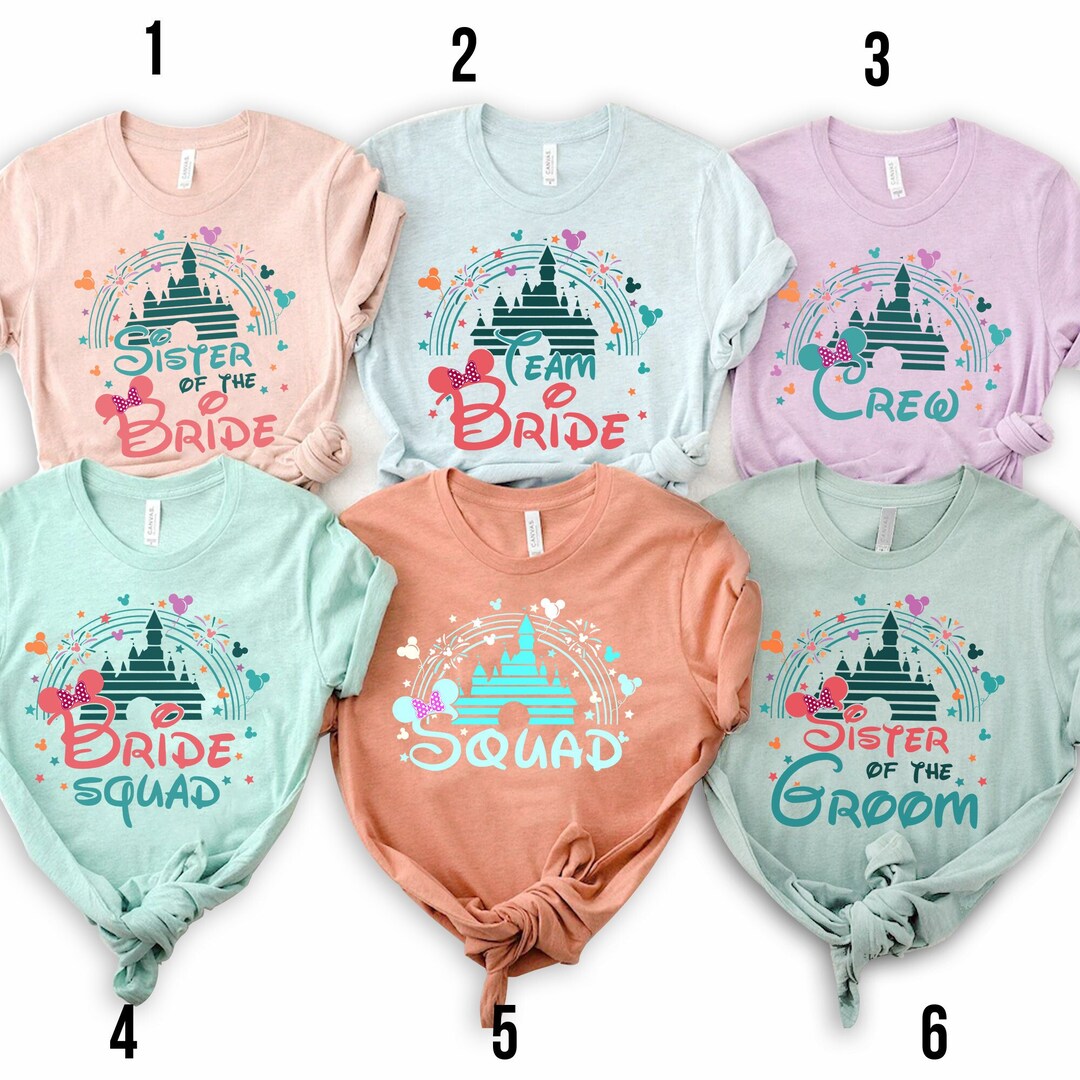 Disney Bachelorette Shirts, Disney Bride to Be Shirt, Disney Bridal ...