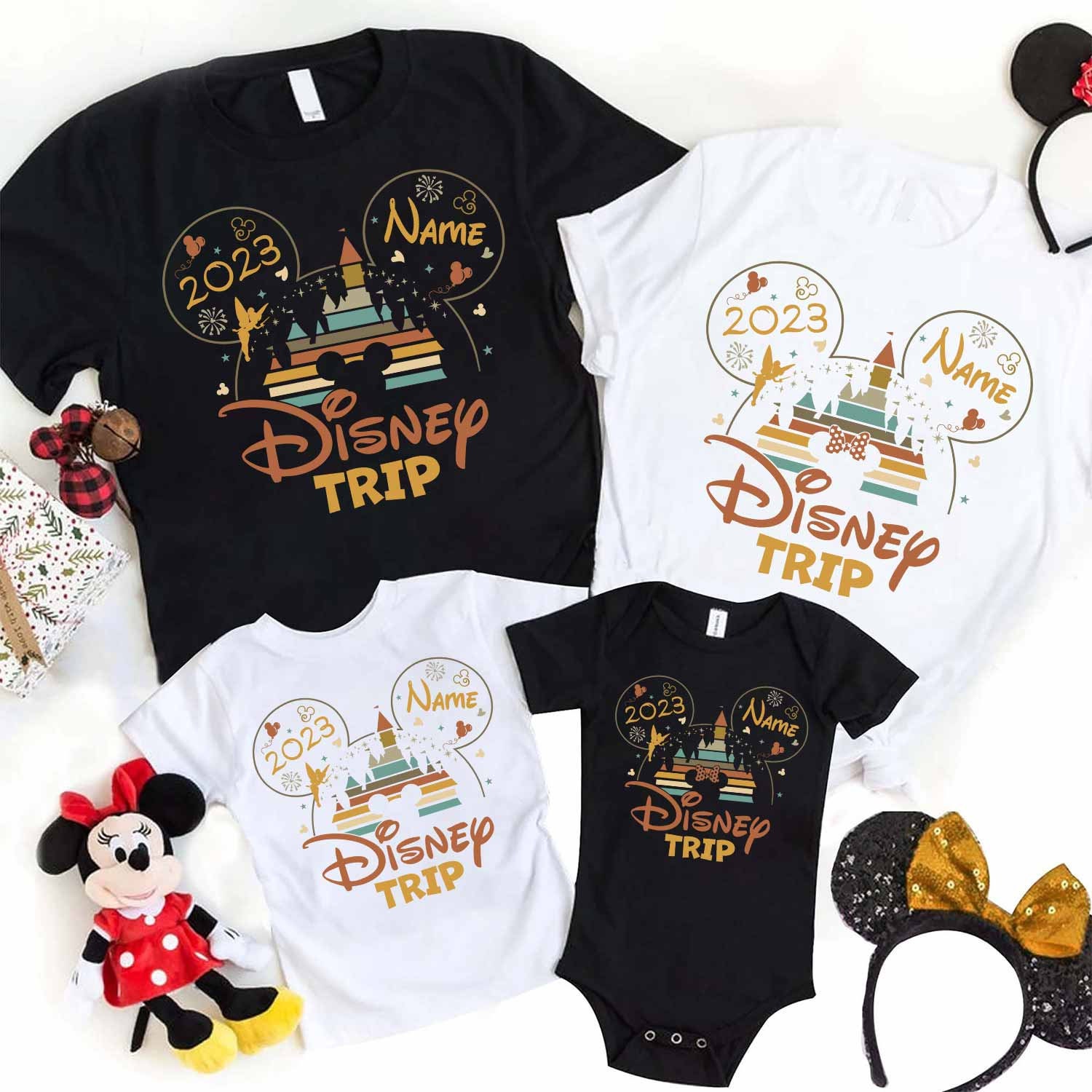 Personalized Disney Trip 2023 Shirt, Mickey Minnie Family Vacation Matching Shirt sold by Well ...