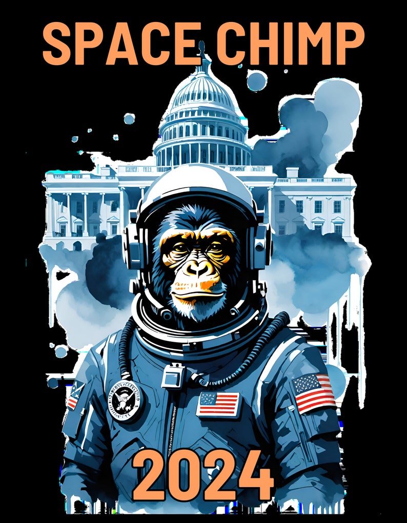 Space Chimp 2024 T-shirt - Etsy