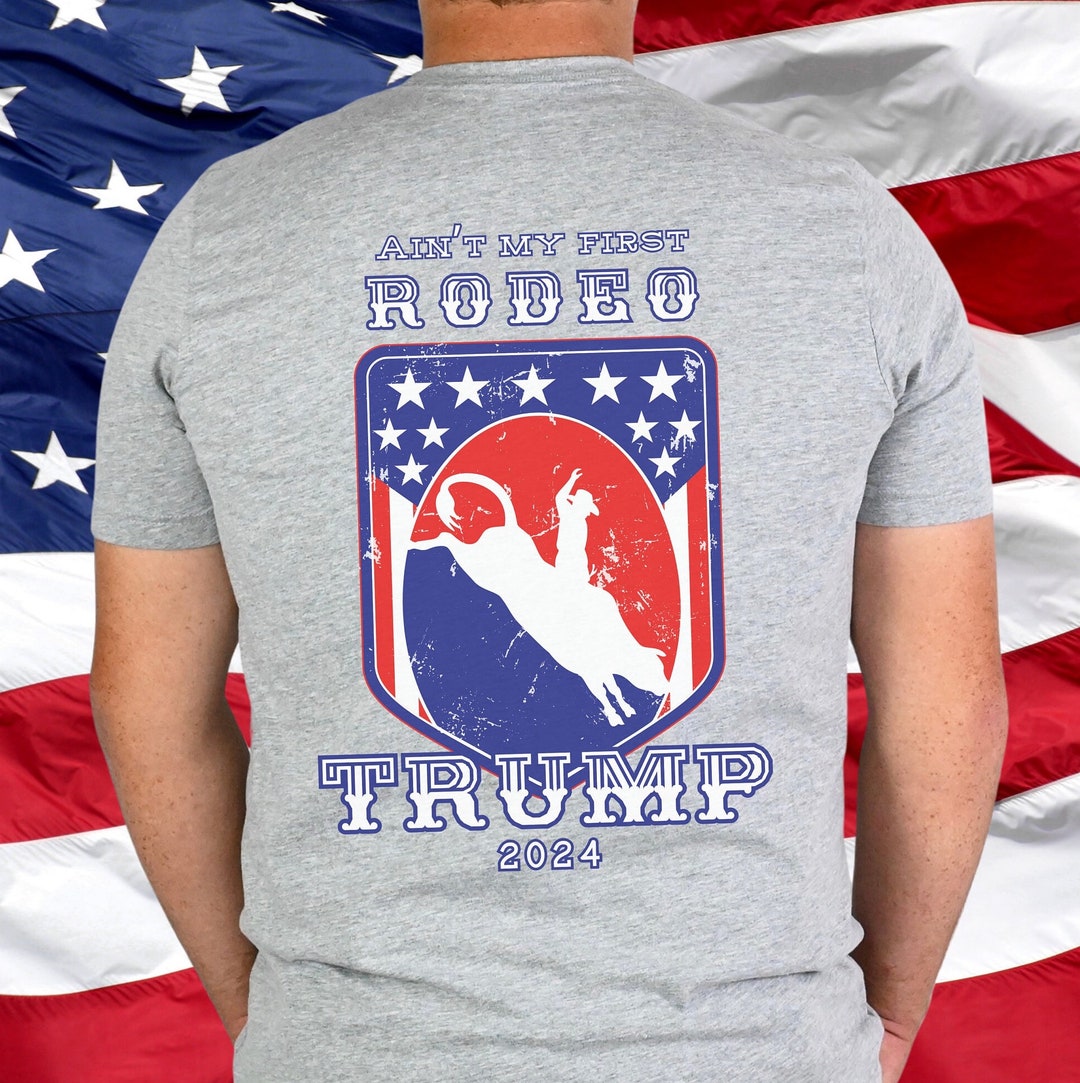 TRUMP 2024 Election Rodeo Western Graphic Tee - Etsy