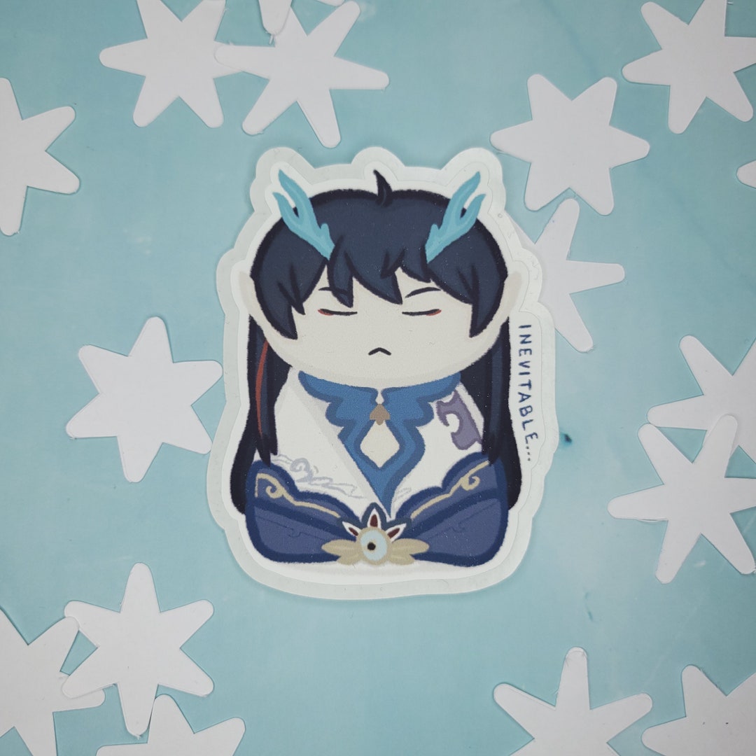 Cute Imbibitor Lunae Chibi Sticker | Chibi Dan Heng | Honkai Star Rail ...
