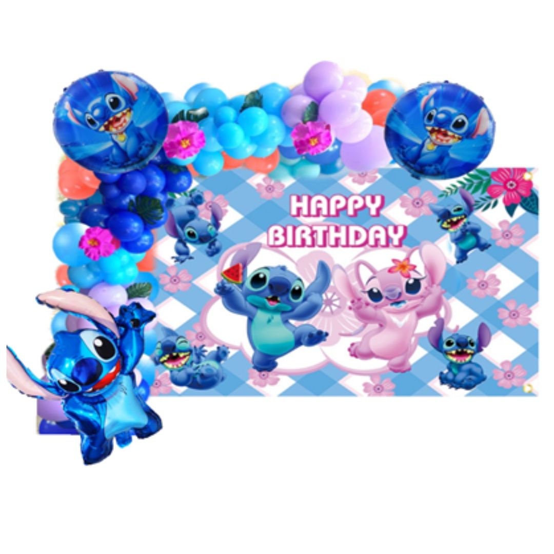 Stitch Balloon Garland Kit Pack of 233 and 1 Backdrop - Etsy