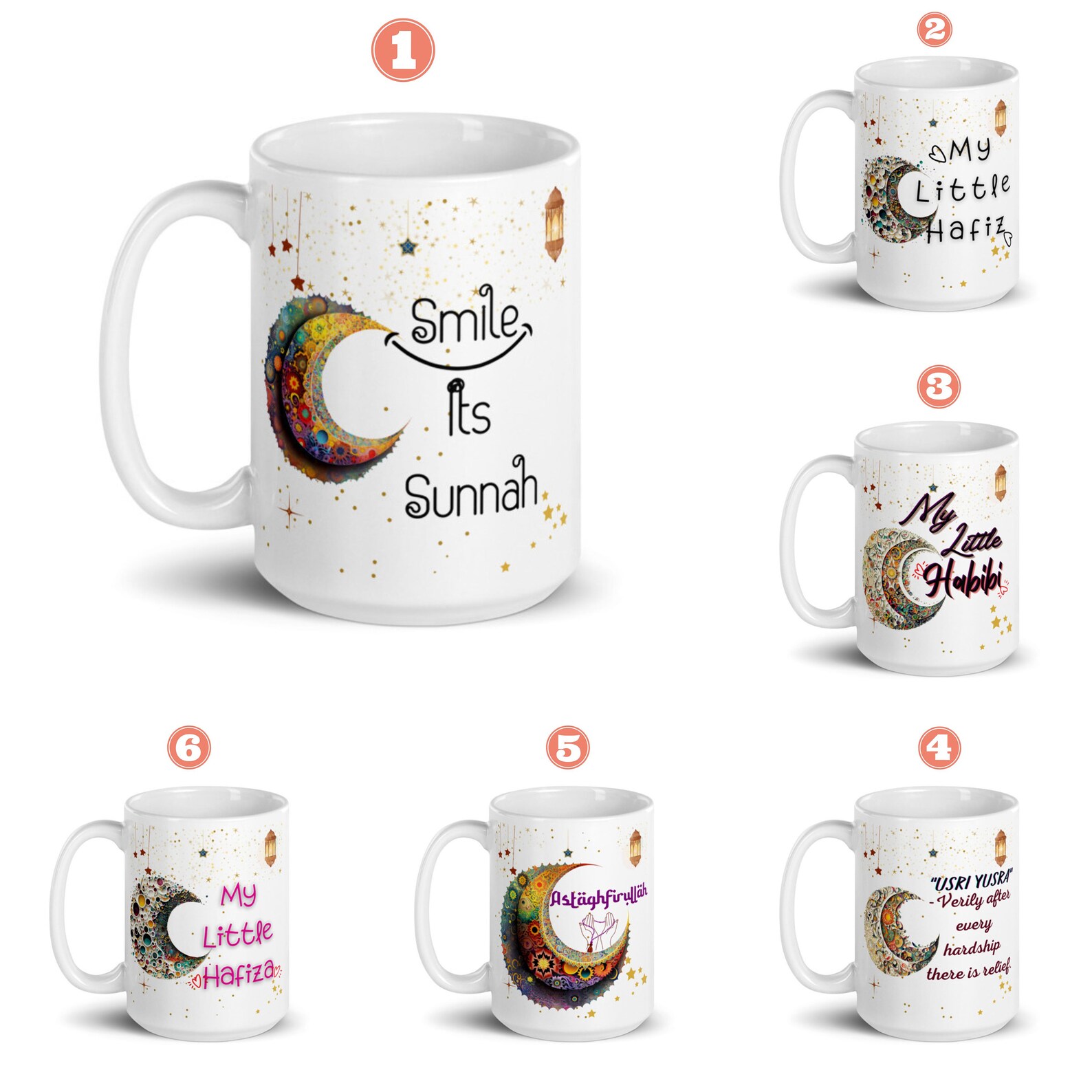Islamic Inspired Personalized Mug Design, Him/her Couple Mug, Perfect ...