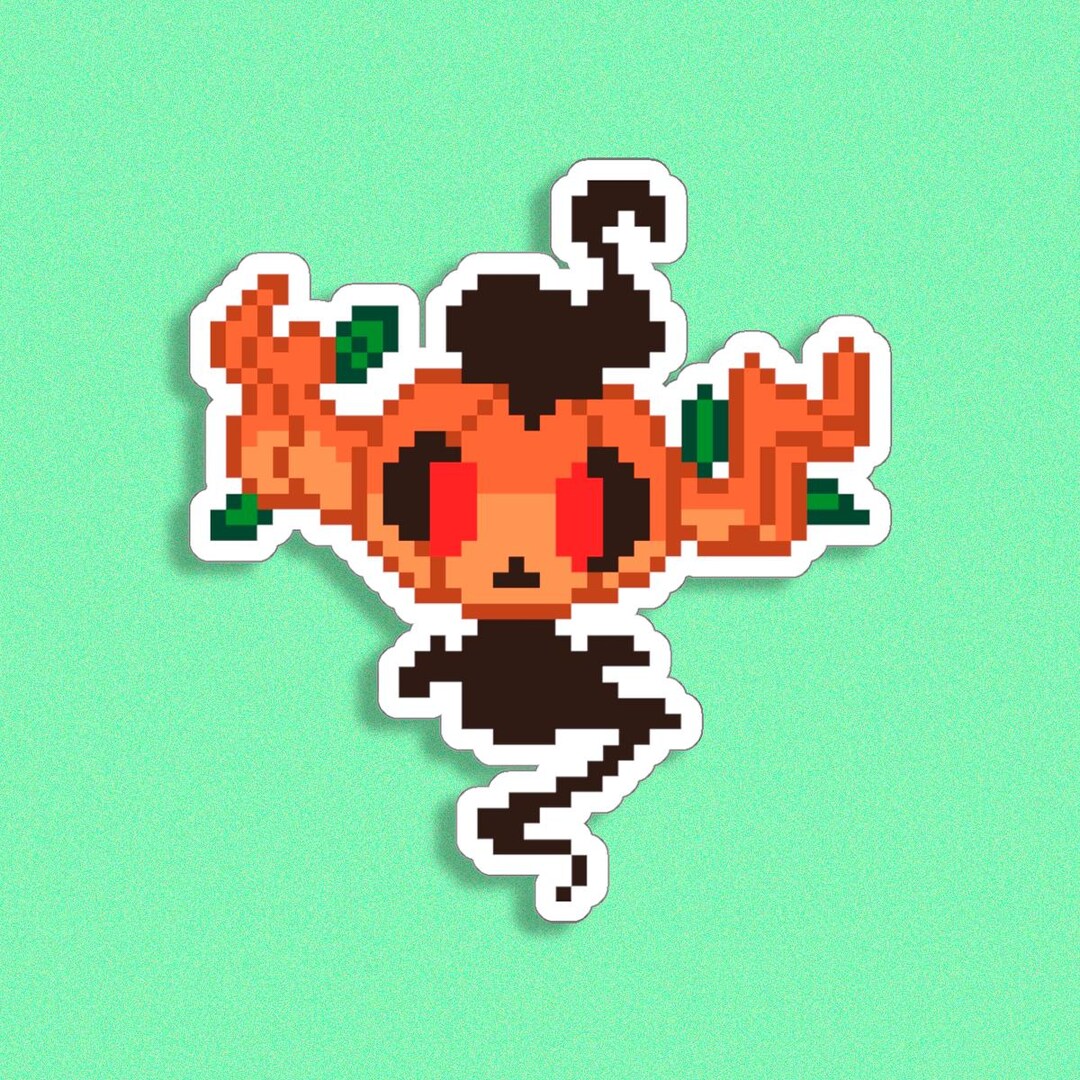 708 Phantump Sticker Pixel Art Sticker Halloween Stickers Cute Ghost ...