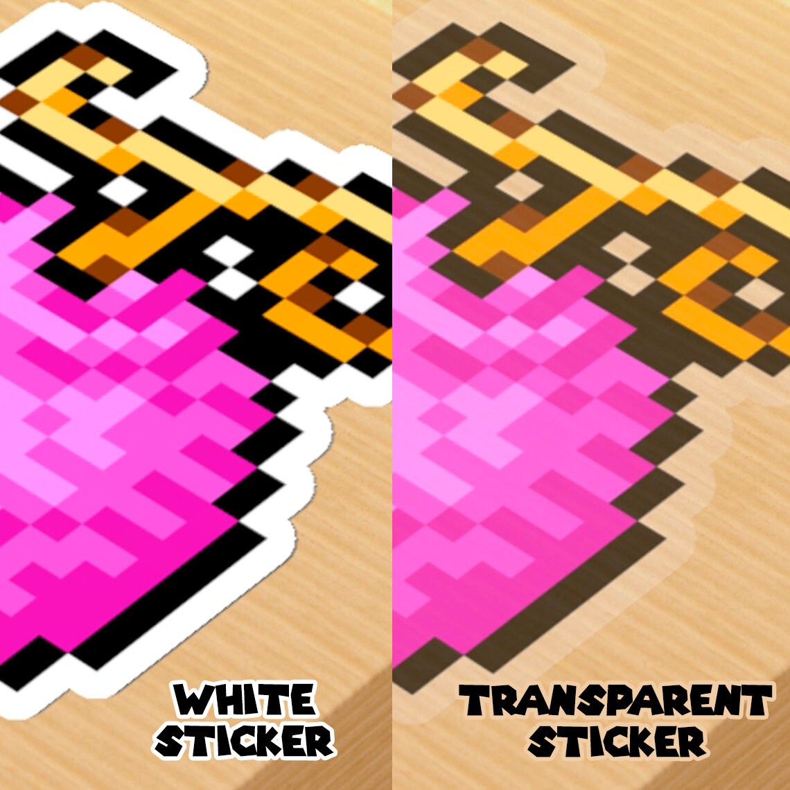 Pixel Straw Hat Scallywags Sticker Pack - 8 Bit Sticker, Anime Sticker ...